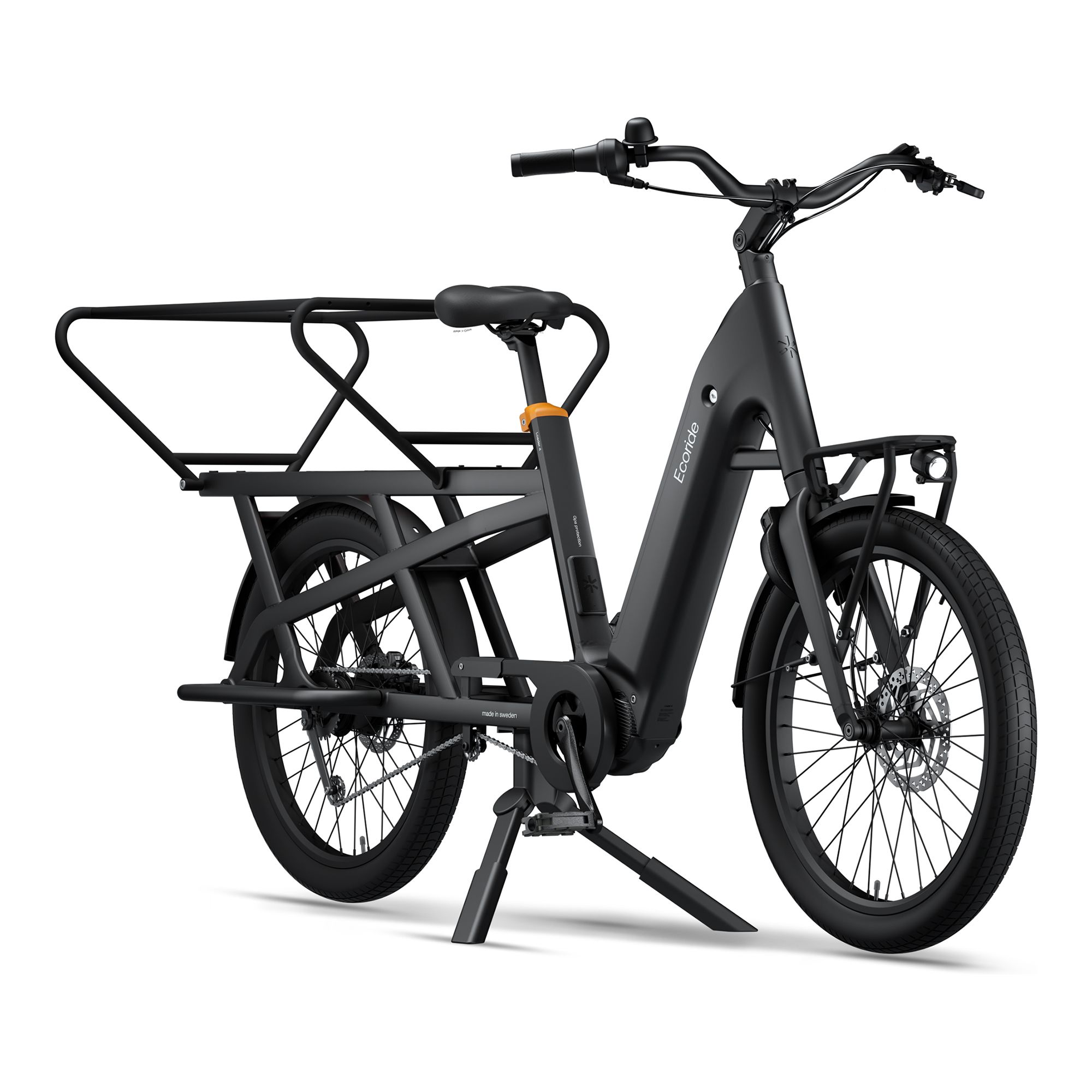 Ecoride Loader 812 Mittmotor, Kedja, Skivbroms Elcykel Lastcykel ...