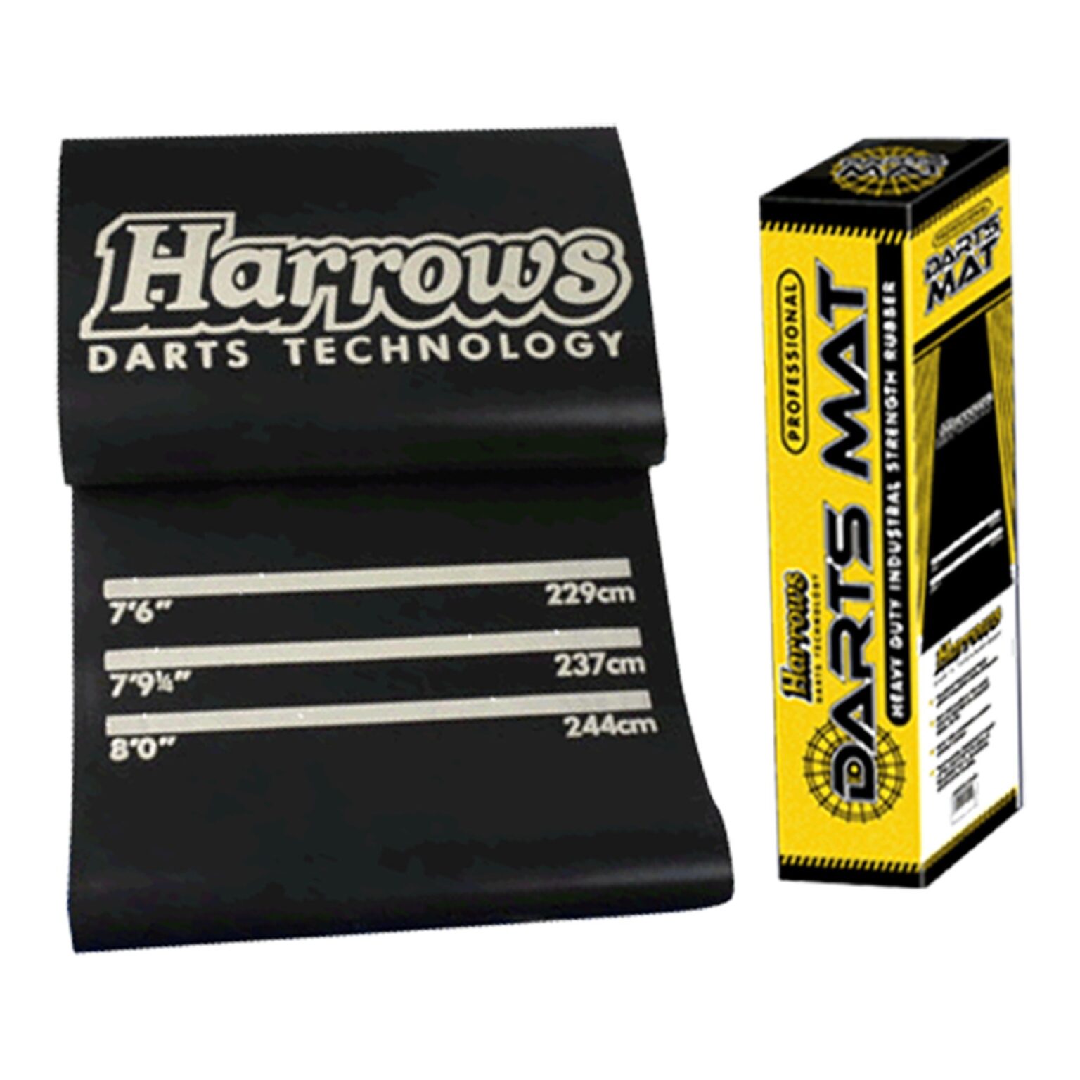 Harrows Professional Rubber Darts Mat Dartmatta - Sportringen